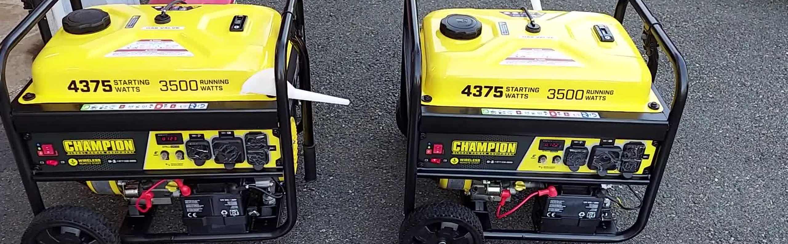 Champion Generators - Crown Contracting, Inc